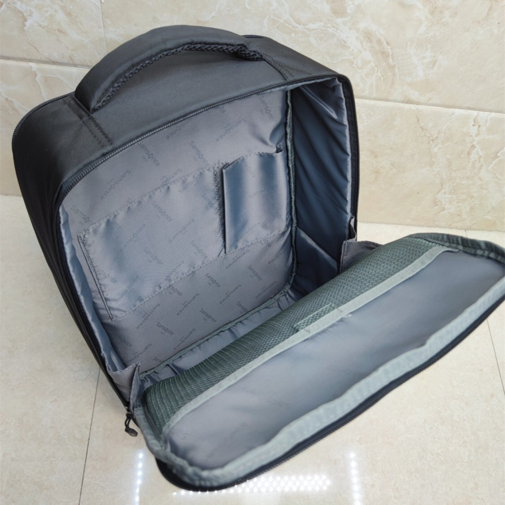 Samsonite新秀麗韓版休閒雙肩包 BT6*11001簡約通勤背包 商務出差旅行包 電腦包 大容量多隔層筆電背包 - cole55 ...