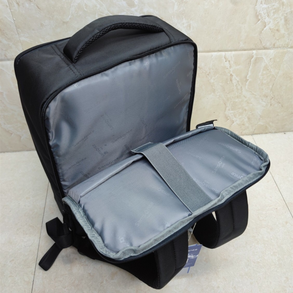 Samsonite新秀麗韓版休閒雙肩包 BT6*11001簡約通勤背包 商務出差旅行包 電腦包 大容量多隔層筆電背包 - cole55 ...