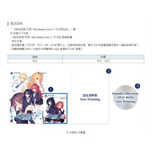 【梓萌電玩】NS PS5《告別回憶 双想～Not always true 中文限定版》-發售2025-04-10 - 梓萌電玩 - iOPEN Mall