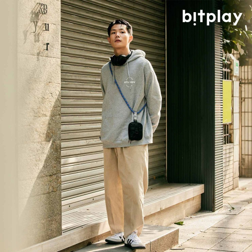 【bitplay】Essential Pouch 機能小包 V2(含頸掛繩)- 炭黑色+6mm撞色掛繩組/掛包/頸掛 - 閃物SHINYGOODS