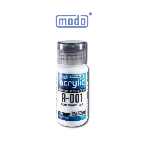 【modo摩多製造所】NEO水漆A001 A-001 正白/32ML/模型漆/水漆｜預購賣場｜官方賣場 - modo摩多製造所 - iOPEN Mall