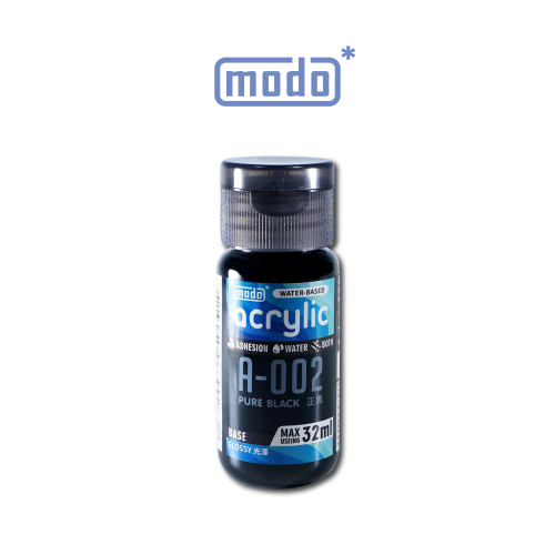 【modo摩多製造所】NEO水漆A002 A-002 正黑/32ML/模型漆/水漆｜預購賣場｜官方賣場 - modo摩多製造所 - iOPEN Mall