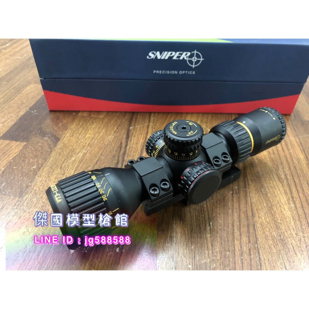 (傑國模型槍館)SNIPER VT 3-12X32 MFFP 狙擊鏡 瞄準鏡 (高壓空氣 GBB 生存遊戲) - 傑國模型槍館 - iOPEN ...