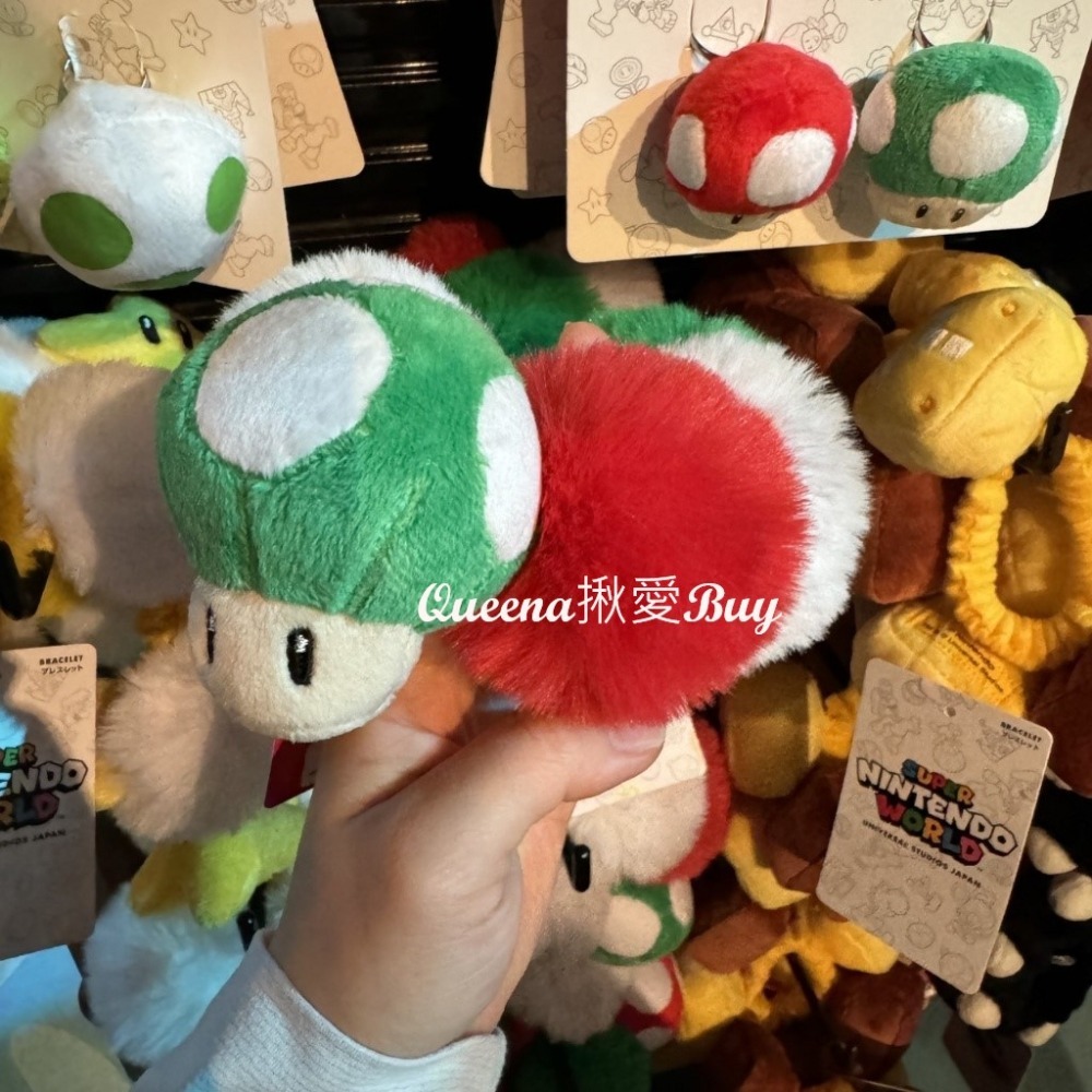 💓Queena揪愛BUY🆙⏩日本環球代購 任天堂 瑪利歐 手環裝飾/無敵星星/奇諾比奧 蘑菇頭 Mario 造型配件 - Queena揪愛 ...
