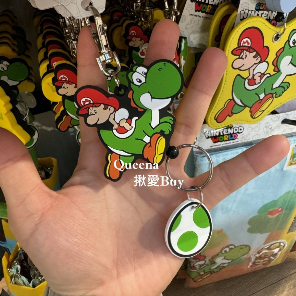 💓Queena揪愛BUY⏩日本環球購物 Mario 瑪利歐 耀西 伸縮吊飾/證件套收納 任天堂 恐龍蛋 拉伸吊飾 - Queena揪愛Buy ...