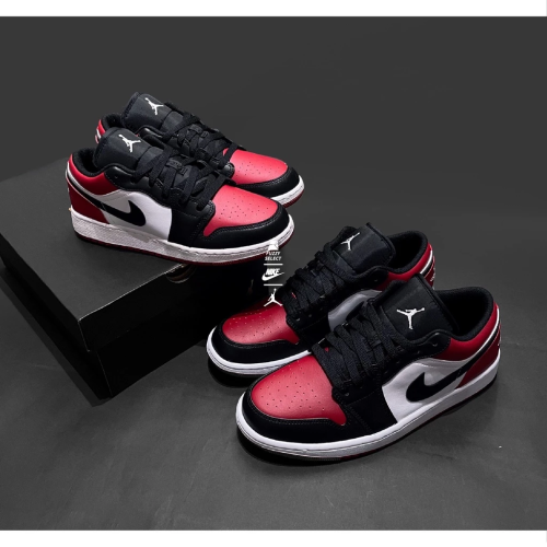 Air Jordan 1 Low Bred Toe 黑紅 553558-612 553560-612 - 潮boom了 - iOPEN Mall