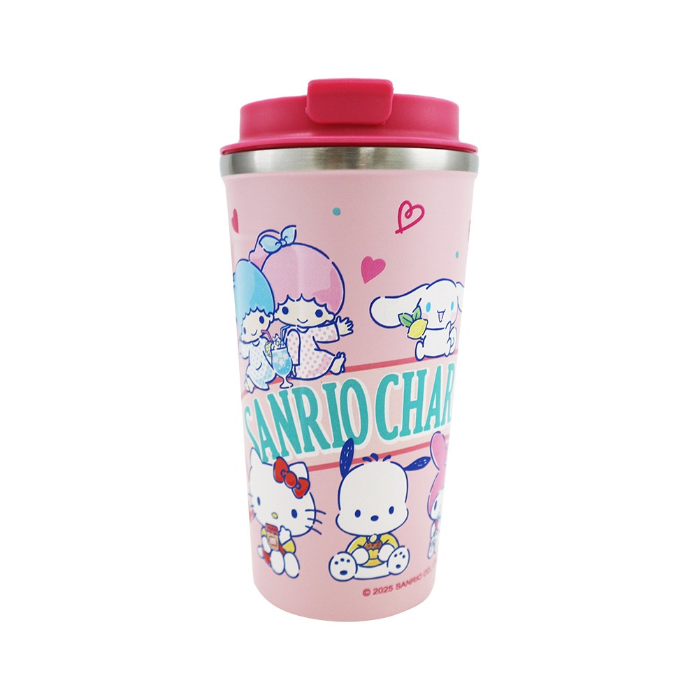 三麗鷗系列 Hello Kitty 凱蒂貓 304 不鏽鋼咖啡杯 - 燚株式會社 - iOPEN Mall