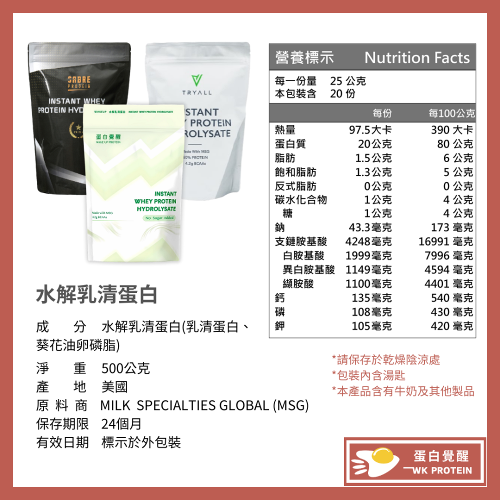 全新現貨⚠️MSG系列乳源/GLC乳源 Tryall 濃縮/分離/水解 乳清蛋白 （500g/包） （1kg/包） - 運動蛋蛋飲-蛋白覺醒《乳清 高蛋白專賣》 - iOPEN Mall