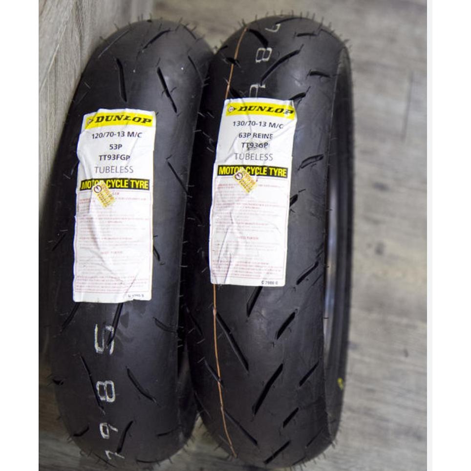 可自取 可代客安裝 登祿普 DUNLOP TT93 GP 120/70-13 130/70-13 120/70/13 - 桃園代客安裝輪胎 ...