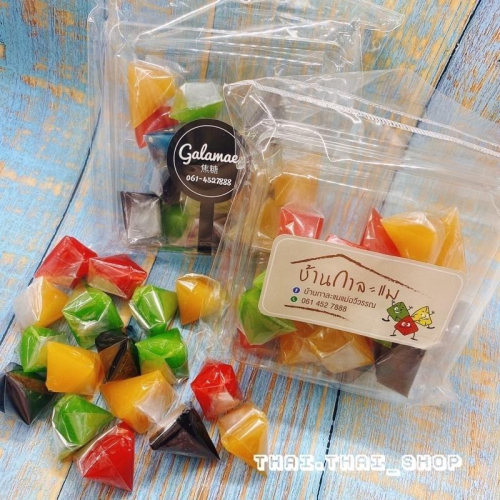 泰國🇹🇭 กาละแม Kalamae 三角椰子QQ軟糖 焦糖 香蘭糖 斑蘭糖 現貨秒出 ️ - thai.thai_shop泰享樂