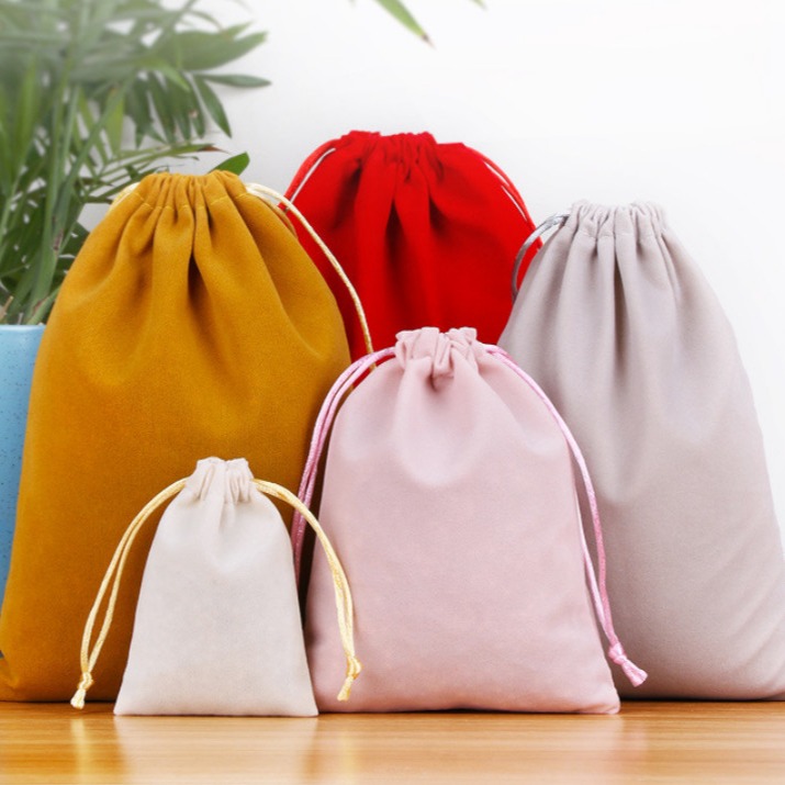 【QMIMI】絨布袋15*20cm 20*25cm 飾品收納袋 收納絨布袋 - QMIMI 生活選物