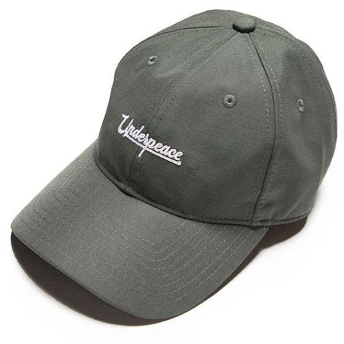 UNDER PEACE 21SS CURSIVE LOGO / FR BASEBALL CAP 抗撕裂 棒球帽 (軍綠) - 化學原宿 ...