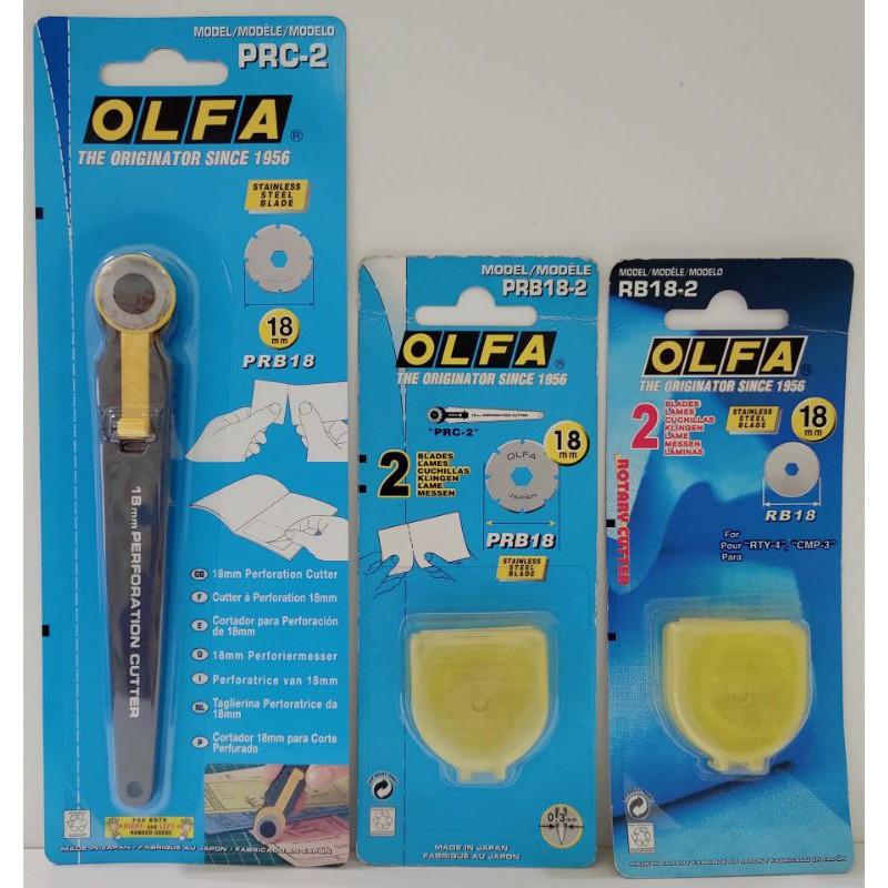 OLFA 虛線刀 PRC-2 補充刀片 PRB18-2 ( 虛線 )、RB18-2 ( 割布用 ) 刀片 - 文具雜物小賣家 - iOPEN Mall