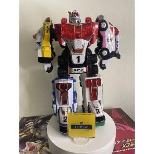 特搜戰隊刑事連者 刑事連者機械人 特搜合體 缺武器 DX 模型 公仔 特攝 美品 二手 中古 限量 - j172tw Toyz