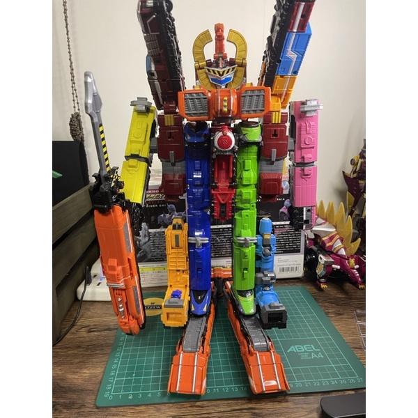 烈車戰隊特急者 列車戰隊 超超特急大王 小全套 無缺 DX 模型 公仔 特攝 美品 二手 中古 限量 - j172tw Toyz