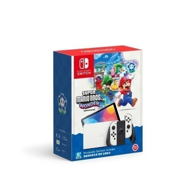 Nintendo 任天堂 Switch OLED款式 超級瑪利歐兄弟 驚奇 主機組合(台灣公司貨) - 貓貓的3C小窩 - iOPEN Mall
