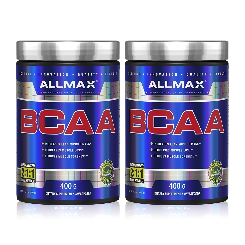 【ALLMAX】奧美仕BCAA支鏈胺基酸2瓶組(400公克/瓶) - 【NOW｜Bestvite必賜力】品牌旗艦店 - iOPEN Mall