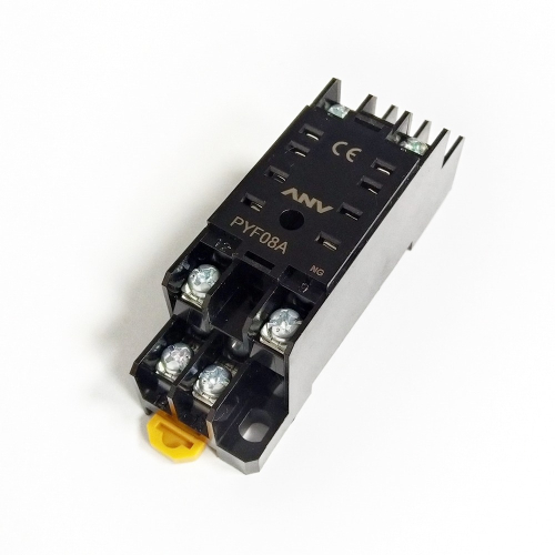 ⚡電世界⚡ 士研繼電器底座 8腳 PYF-08A [712-11] - 電世界 一律開立電子發票.有統編隨貨出