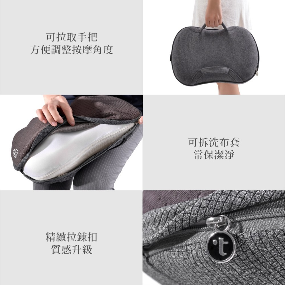 tokuyo 【捶打+熱敷揉捏】玩美揉捶按摩枕 TH-536 - tokuyo 按摩椅專賣店【官方帳號】