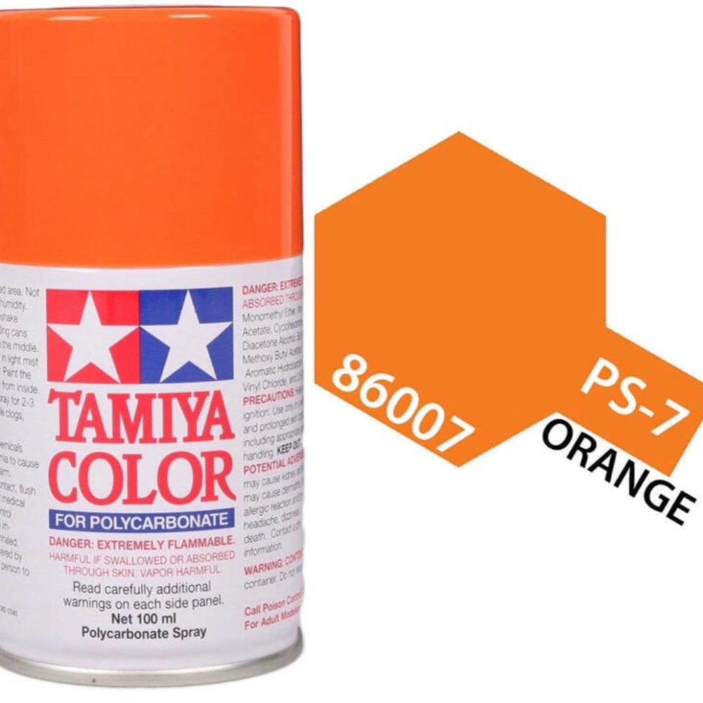 TAMIYA 田宮 噴漆 PS7 PS-7 ORANGE 橘 - Ms.RC