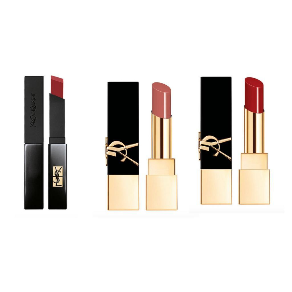 YSL 奢華緞面絨霧唇膏(2g) #302 (小黑條)、YSL 奢華緞面釉惑唇膏(3g) #10 #1971 - 仙妝樂園 Beauty Paradise - iOPEN Mall