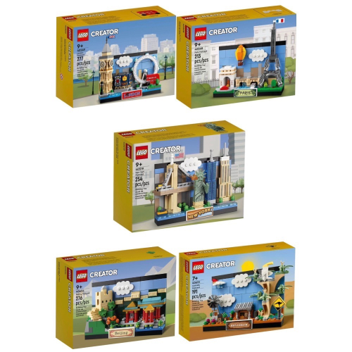 《蘇大樂高》LEGO 40519 40654 40568 40569 40651 明信片（全新） - 蘇大樂高賣場