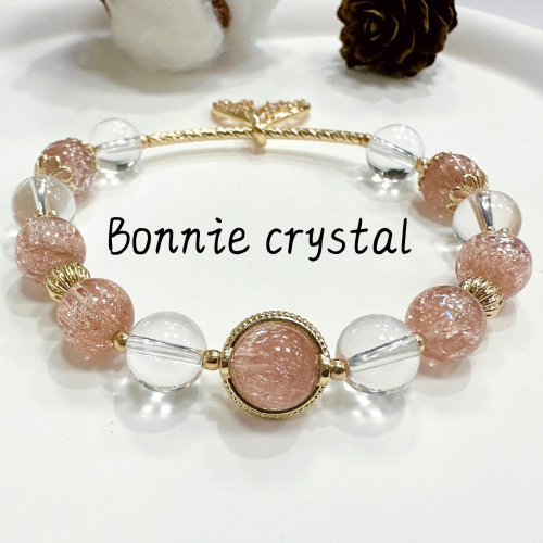 煙花銅超七設計水晶手鍊 - Bonnie_crystal - iOPEN Mall