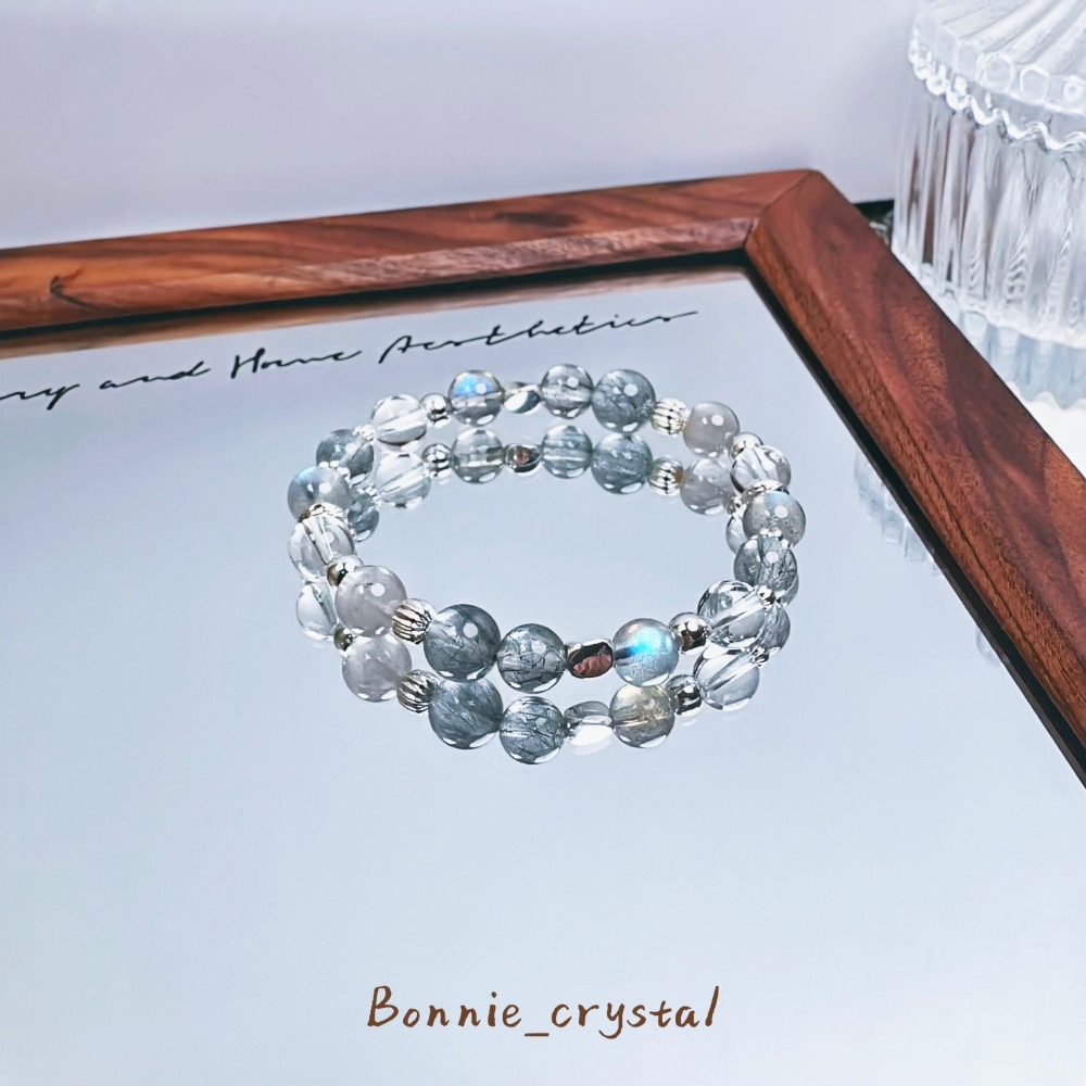 星辰灰設計水晶手鍊 - Bonnie_crystal - iOPEN Mall