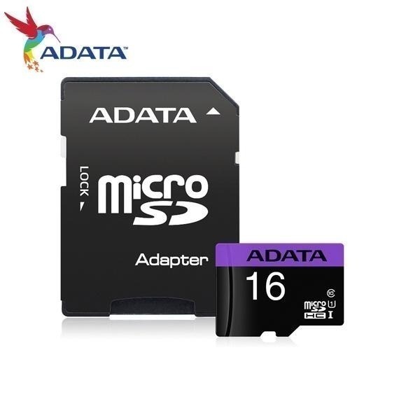 ADATA 威剛 16G 32G 64G microSDHC SDXC UHS-I C10 U1 記憶卡 附轉卡 - Gowolala - iOPEN Mall