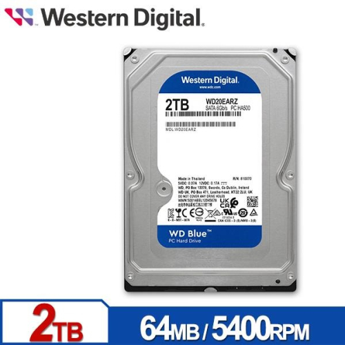 ~聯迅科技 WD 2T 藍標 內接 硬碟 WD20EARZ - 聯迅科技有限公司