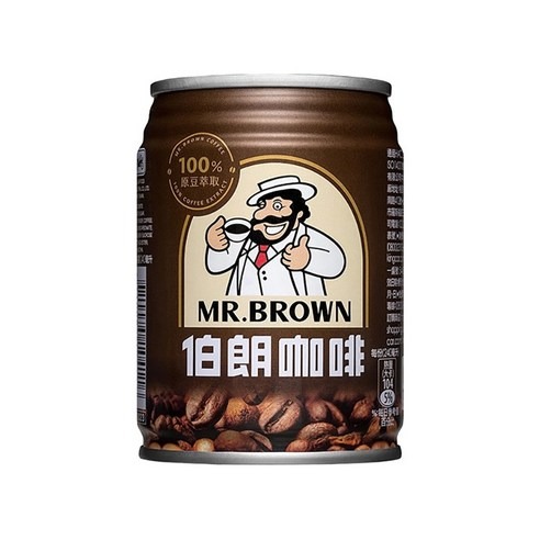 【S15Y】金車 MRBROWN 伯朗咖啡 原味 240ml - 東瓶西罐