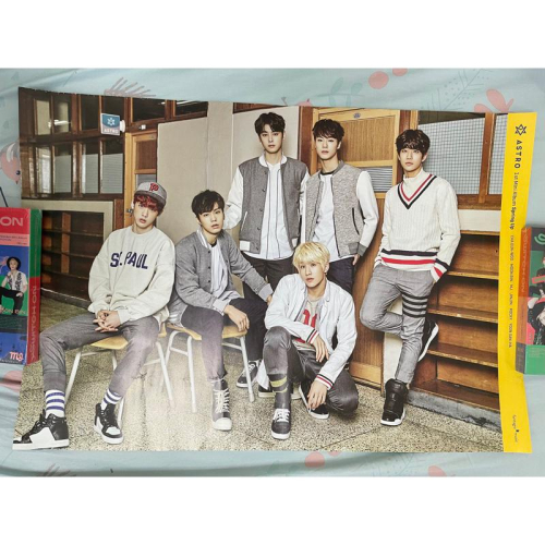 【已絕版】ASTRO週邊/SPRING UP 迷你一輯 迷一 春專 黃專/海報 - 日韓代購/超值選物