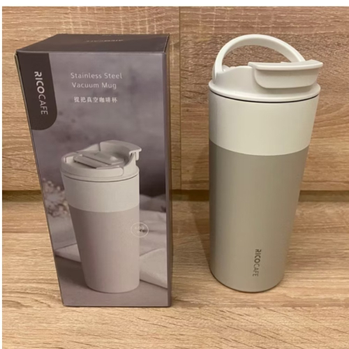 「Ricocafe」提把真空咖啡杯 600ml - 阿兩雜貨7-11店 - iOPEN Mall