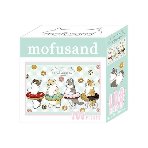 敦景 - 貓福珊迪 Mofusand-甜甜圈 108片拼圖 MF3841C - 非拼book - iOPEN Mall