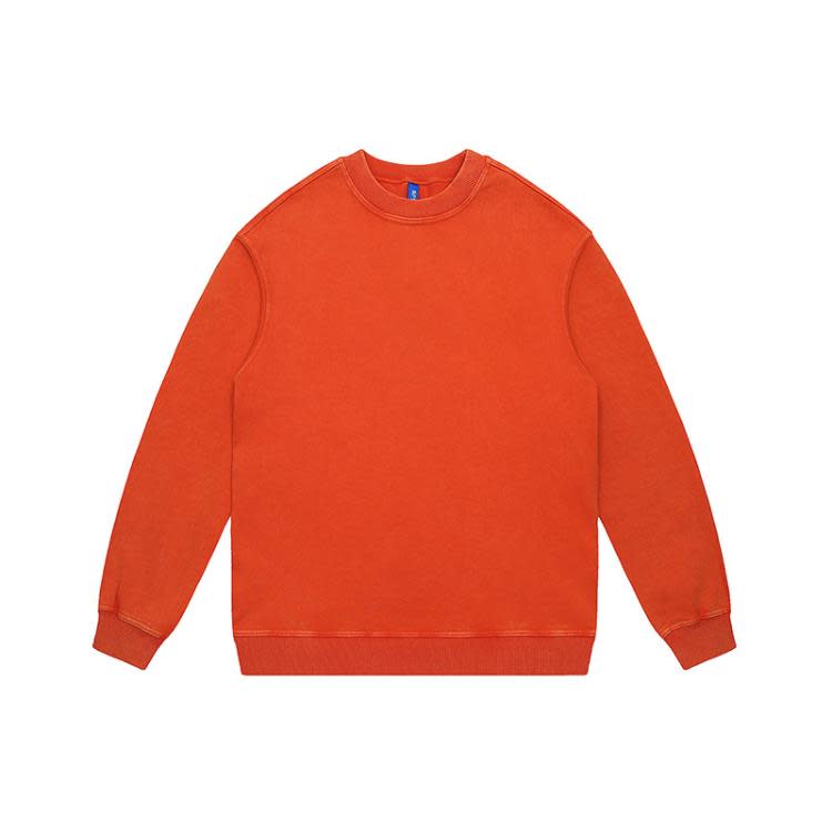 RFSD男裝|2023秋冬新品重磅420g圓領衛衣蠟染工藝洗水炒色衛衣男 - 通輝生活館