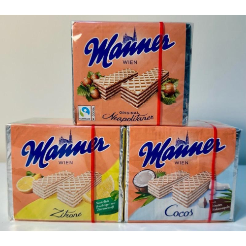 馨 ️[現貨]”全素可食”奧地利Manner威化餅75g - 好馨情製造所 - iOPEN Mall