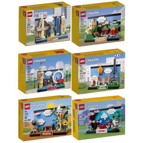 LEGO 樂高 40713 40651 40519 40654 40568 40569 明信片全套6盒 - 玩具總動員 - iOPEN Mall