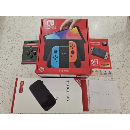 全新台灣公司貨 Switch OLED 紅藍機 加贈配件 - 超優惠賣場 - iOPEN Mall