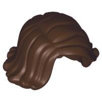 【Emily Mifigures】LEGO 樂高 人偶 頭髮 全新 深棕色 20877 - Emily LEGO Minifigures 艾蜜 ...