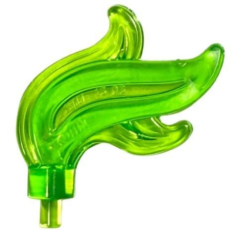 【Emily Mifigures】LEGO 樂高 人偶配件 全新 羽毛 火焰 透明亮綠色 64647 - Emily LEGO ...