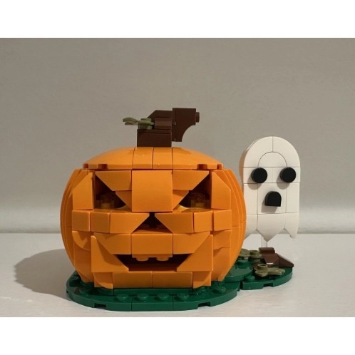 已組樂高便宜售 LEGO 40697 萬聖節南瓜 發光磚 南瓜燈 Halloween - Lego5 - iOPEN Mall