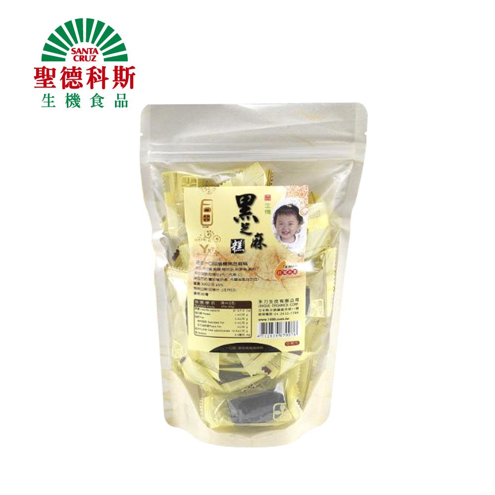 【聖德科斯】一口田-生機黑芝麻糕（袋）（300g/包） - 聖德科斯生機食品
