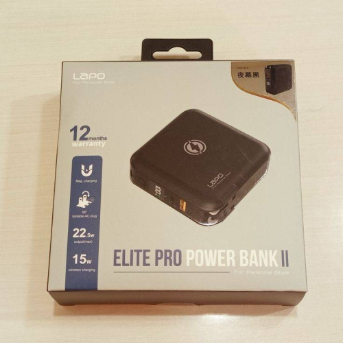 LaPO WT-03CM 多功能無線充電行動電源 (2代) 夜幕黑 - 跳舞兔兔雜貨舖 - iOPEN Mall