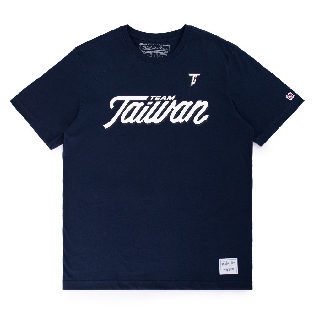Mitchell and Ness x CPBL 中華職棒 x Team Taiwan 台灣隊 聯名款 深藍色 T恤 - Smith 球衣世界 - iOPEN Mall