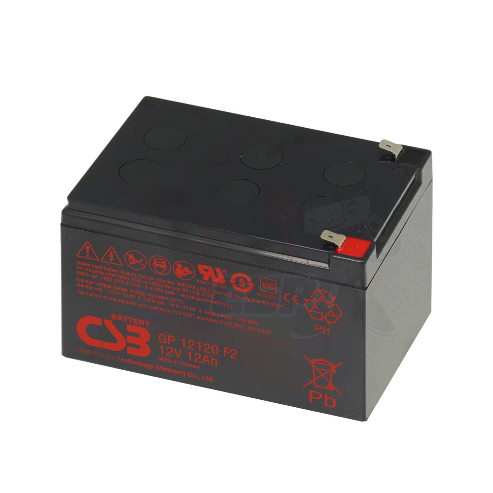 GP12120 F2 12V12Ah 不斷電系統 緊急照明 兒童電動車 高能量密度 蓄電池 APC大廠指定專用 - CSP充電器工廠/儲能 ...