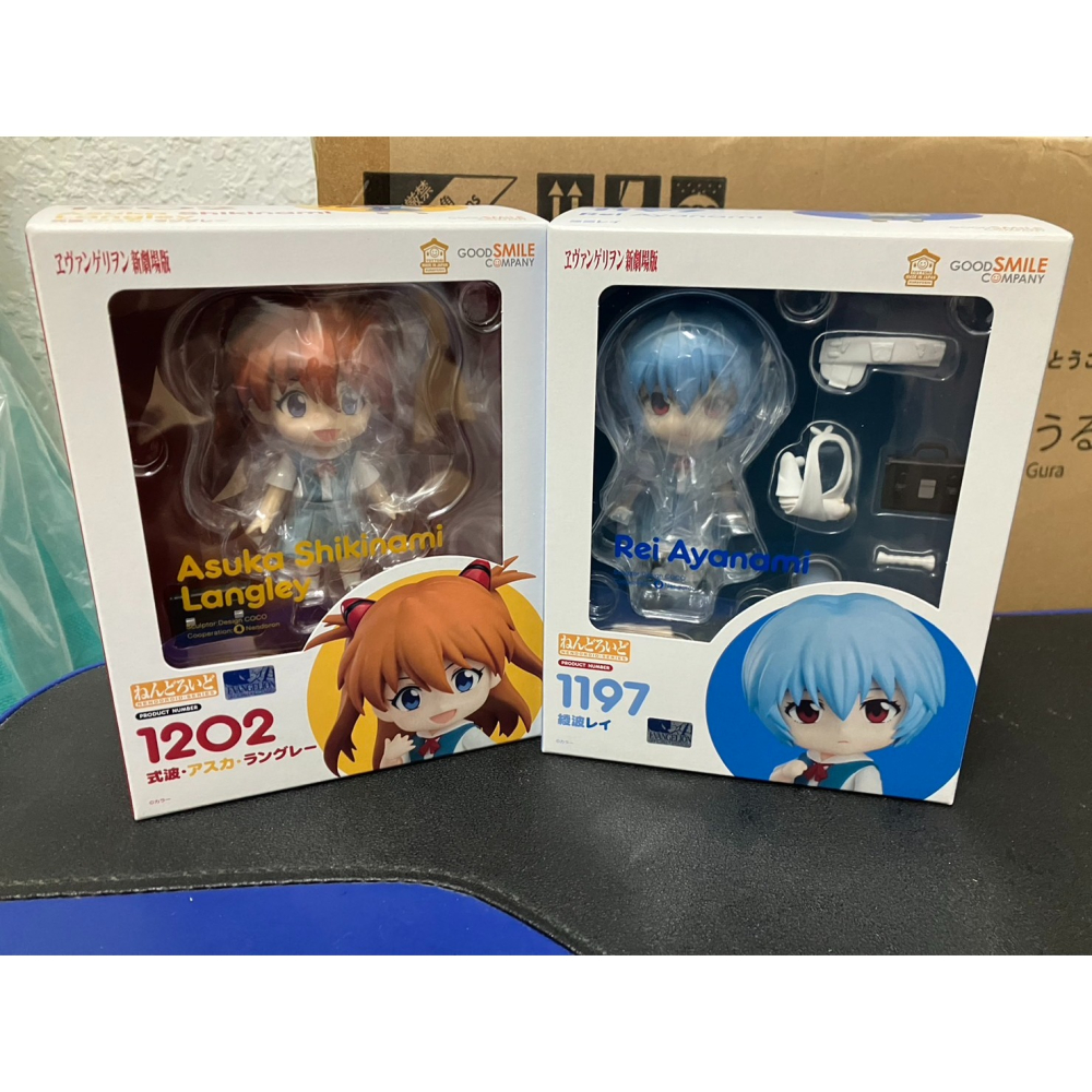 黏土人 福音戰士新劇場版 1202 明日香 +1179 綾波零 EVA PVC GSC - 愛模型 - iOPEN Mall