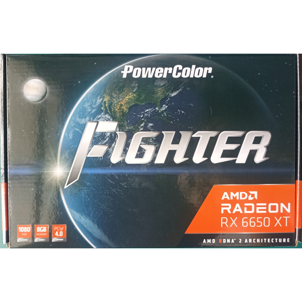 二手 保固中 PowerColor 撼訊 RX 6650 XT Fighter 8G GDDR6 128bit AMD - u6788 ...