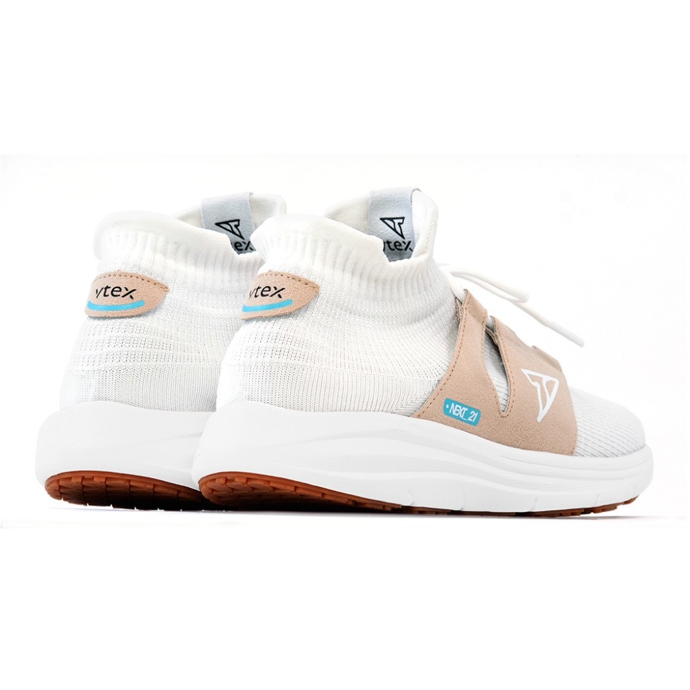 【V-TEX】時尚針織耐水鞋/防水鞋 地表最強耐水透濕鞋 - 慢跑鞋 -NEXT_21 白棕色 - v_texwaterproof 地表最強耐 ...