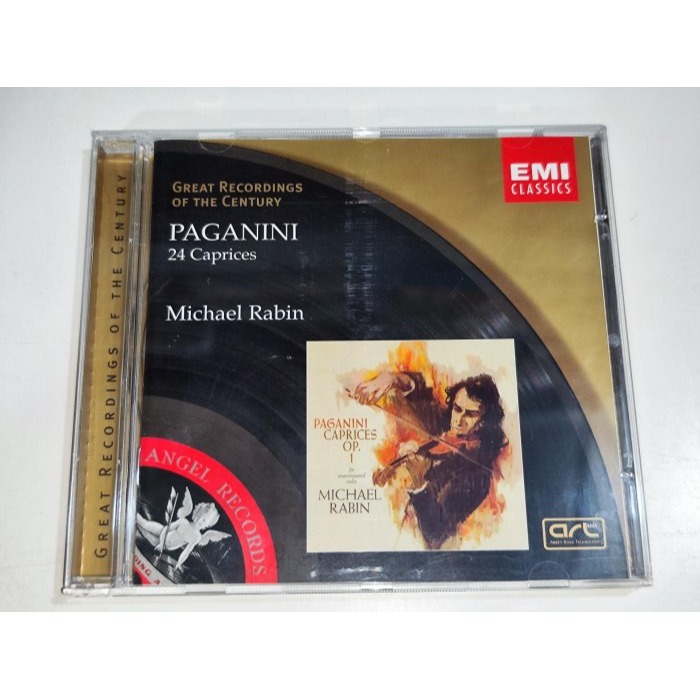好音悅 Michael Rabin 拉賓 Paganini 24 Caprices 帕格尼尼 24首隨想曲 EMI - 文本齋 二手CD