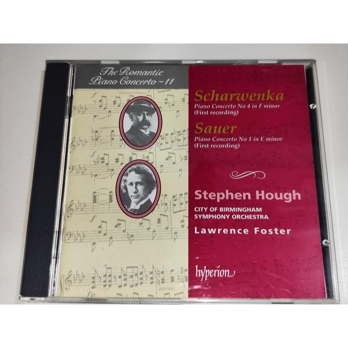 Stephen Hough Scharwenka 第4號 Sauer 第1號 鋼琴協奏曲 伯明罕市交 Hyperion - 文本齋 二手CD ...
